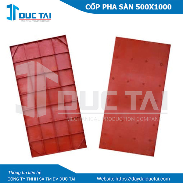 Cốp Pha Sàn 0.5m*1m 6.5kg hàng chất lượng tại Giàn giáo Đức Tài